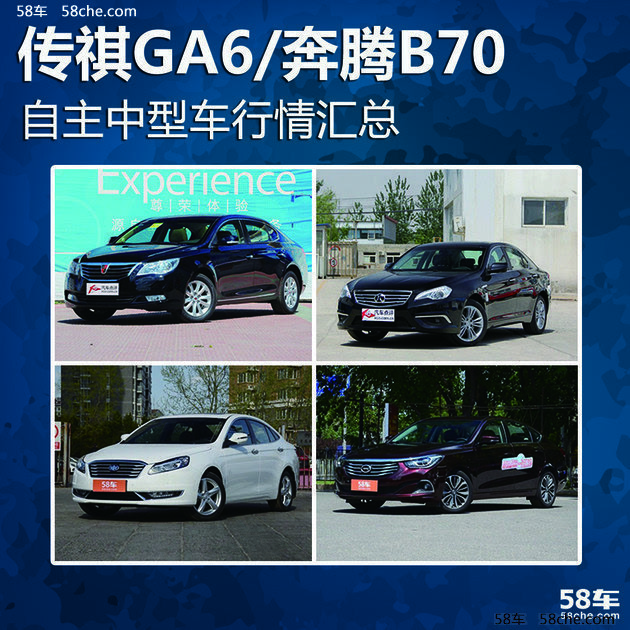 传祺GA6/奔腾B70 自主中型车行情汇总_搜狐汽车_搜狐网